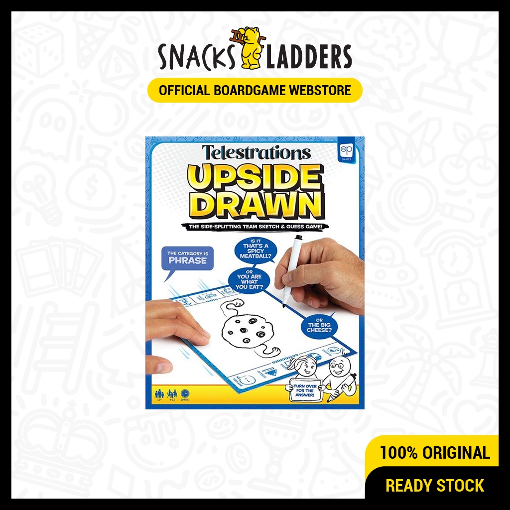 [Snacks & Ladders] Telestrations: Upside Drawn (EN) | Shopee Malaysia