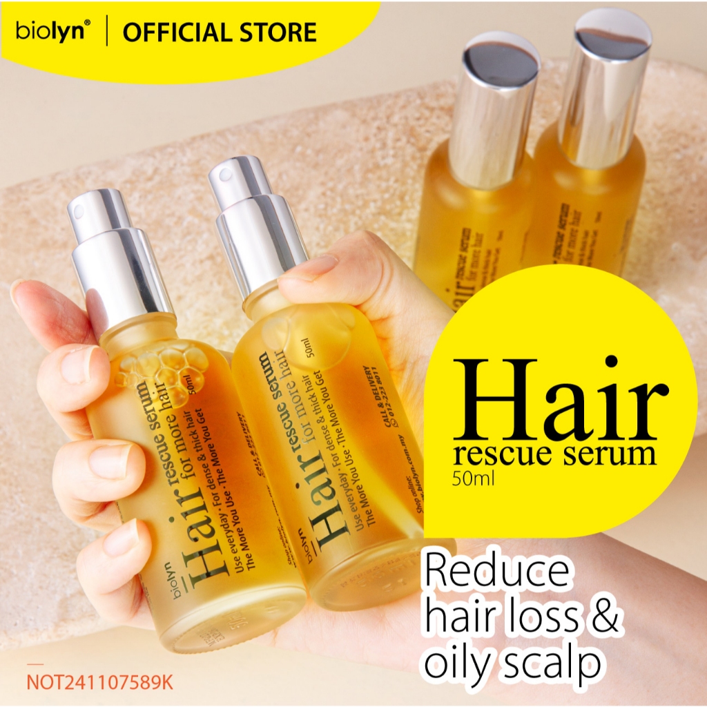 Biolyn Hair Rescue Serum 50ml | Shopee Malaysia