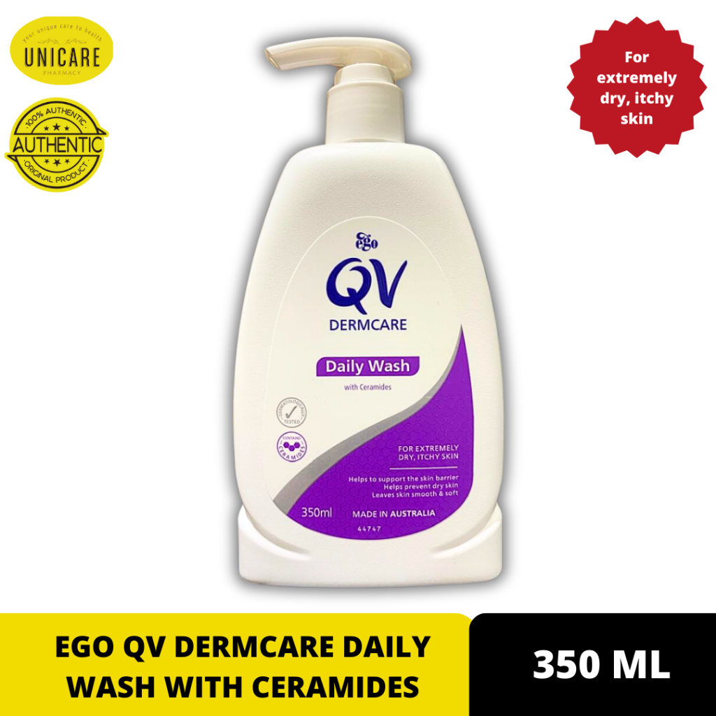 EGO QV DERMCARE DAILY WASH WITH CERAMIDES 350ML | Shopee Malaysia
