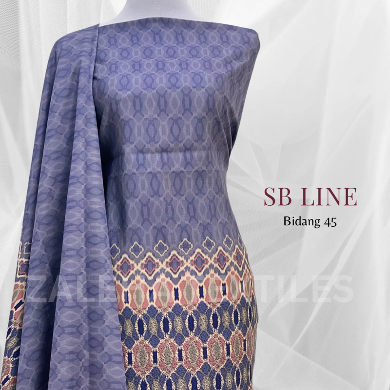KAIN PASANG RAYA SB LINE CORAK BARU BY ZALEHA TEXTILES | KAIN PASANG ...
