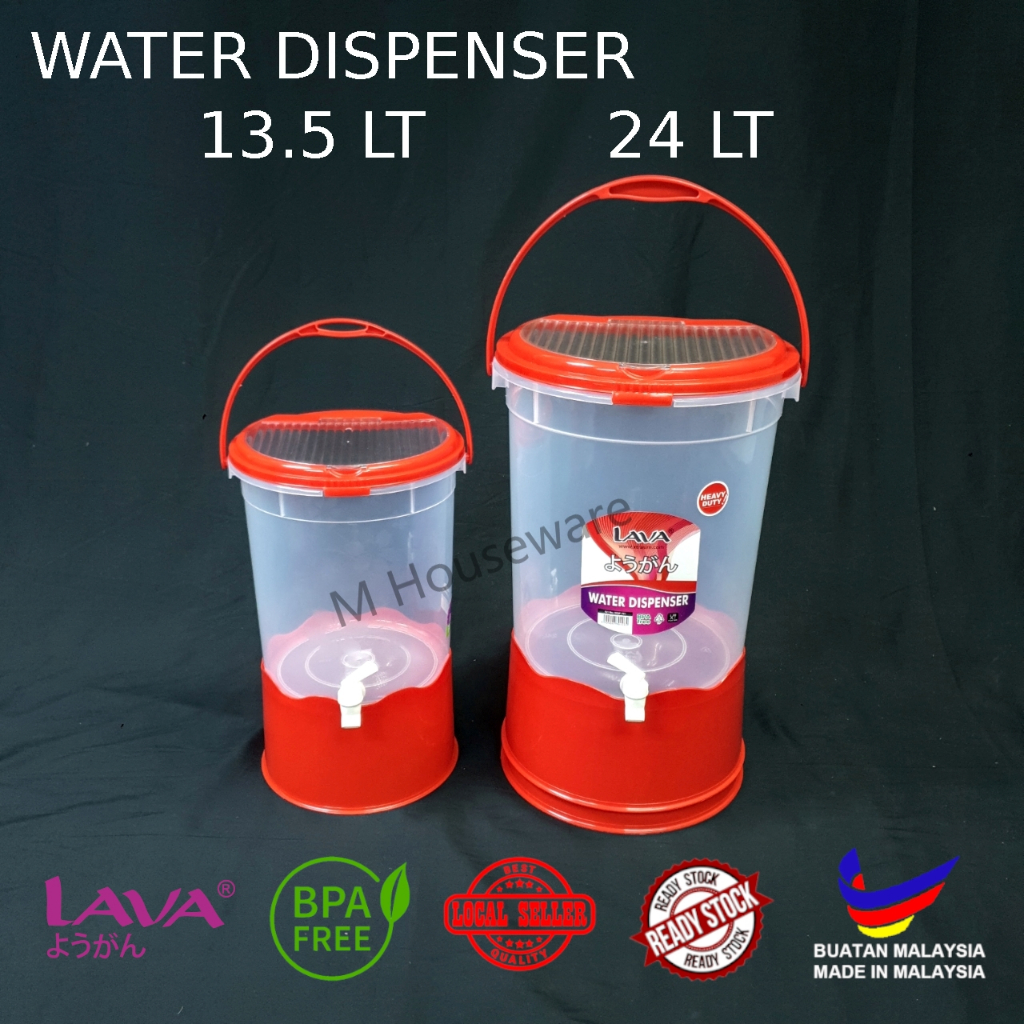Lava Water Dispenser 13.5LT - 24LT Water Container Bekas Air Kenduri ...
