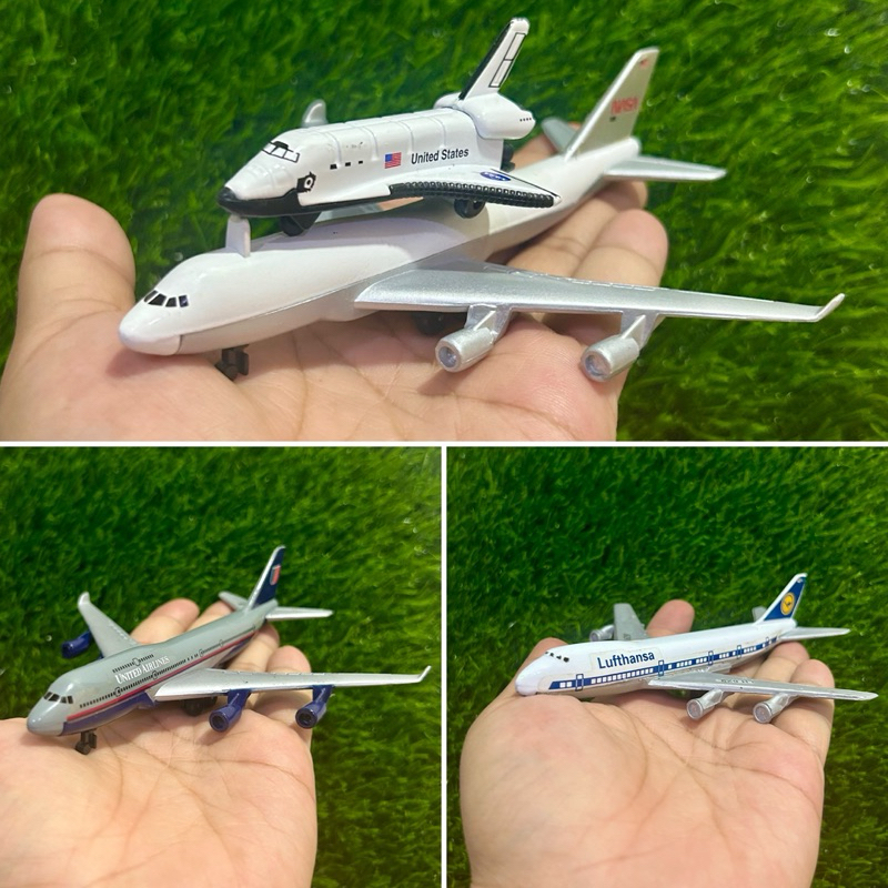 Vintage Realtoy Welly Jumbo Jet Airplane Boeing 747 NASA HTF VHTF ...