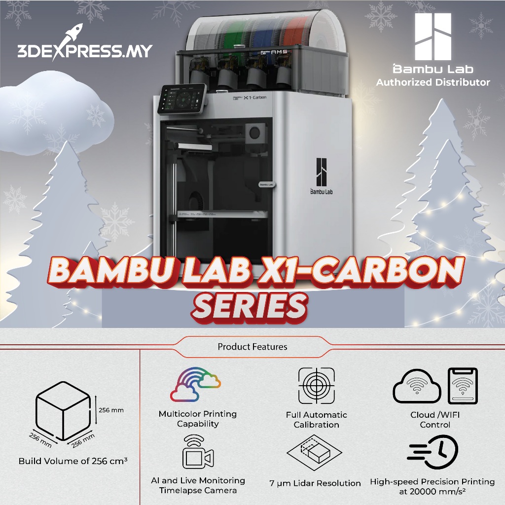 [READY STOCK] BAMBU LAB X1 CARBON / X1 CARBON COMBO | Shopee Malaysia