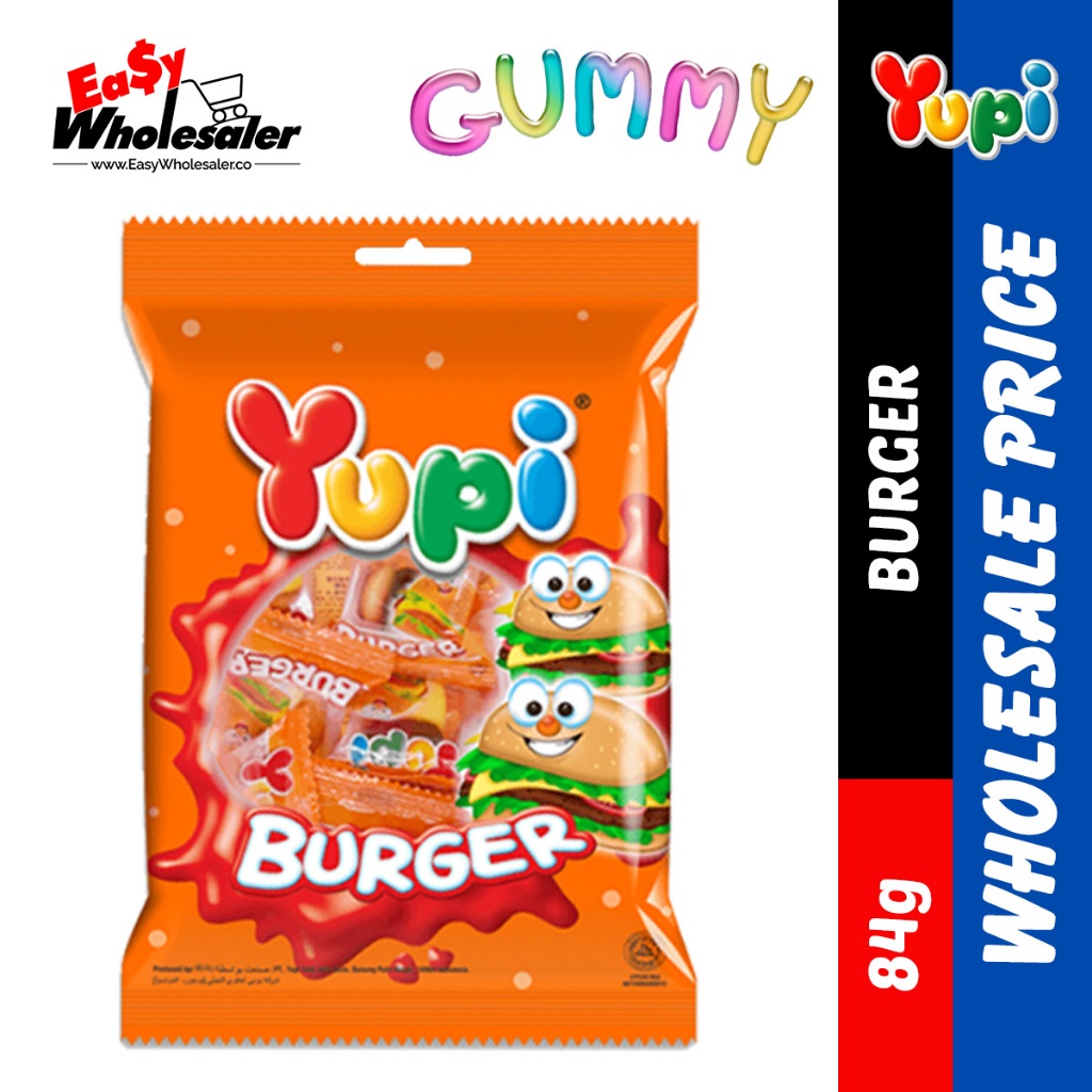 Yupi Burger Gummy (84g) | Shopee Malaysia