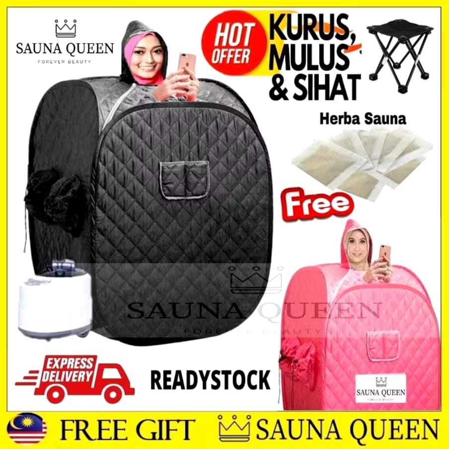 [ MALAYSIA ] 👑 SAUNA QUEEN 👑 Complete Set Portable Steam Home Sauna ...