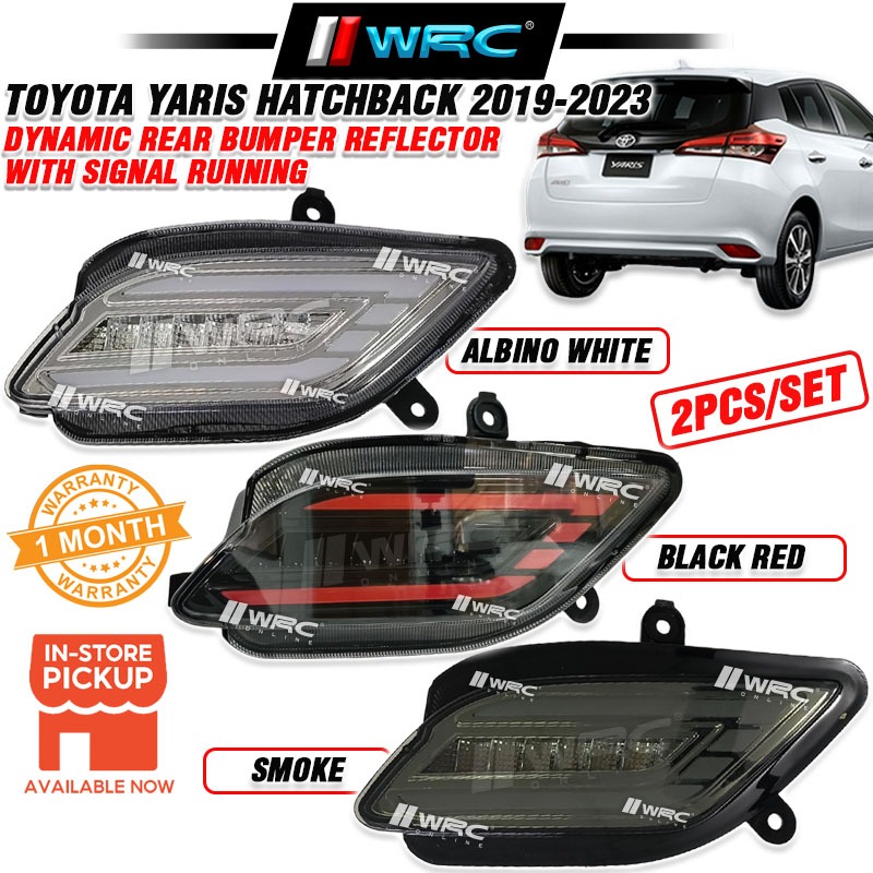 Toyota Yaris Hatchback 2019 - 2025 Dynamic Rear Bumper Reflector With ...