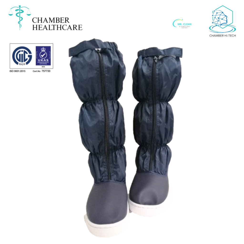 Chamber Cleanroom ESD Booties Shoe (Color: Black) | Shopee Malaysia