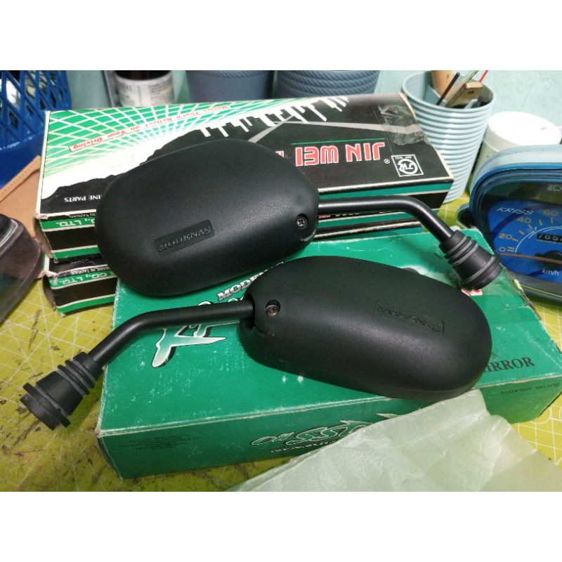 💯 Original NOS side mirror kriss 110 first model | Shopee Malaysia
