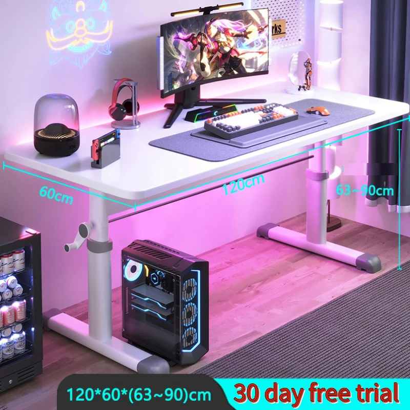 Nearra Carbon fiber adjustable study table office desk gaming table ...