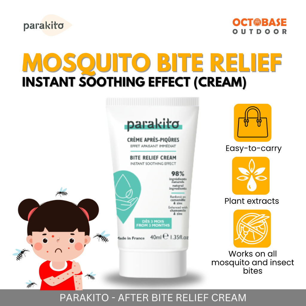 PARAKITO - AFTER BITE CREAM 40ML FOR SOOTHE INSECT BITES ITCHING ...