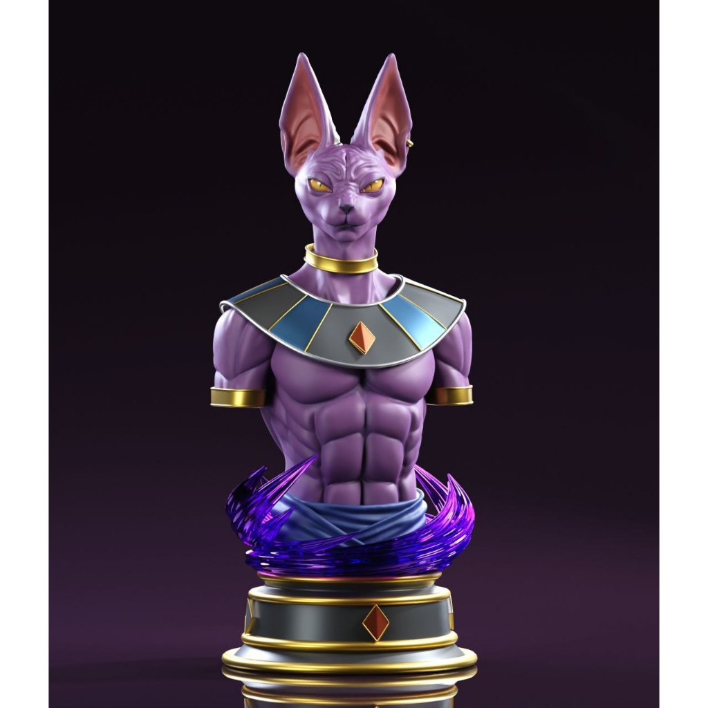 [Beerus] 3D Model STL File | Compatible with PLA, ABS, Resin Filament ...
