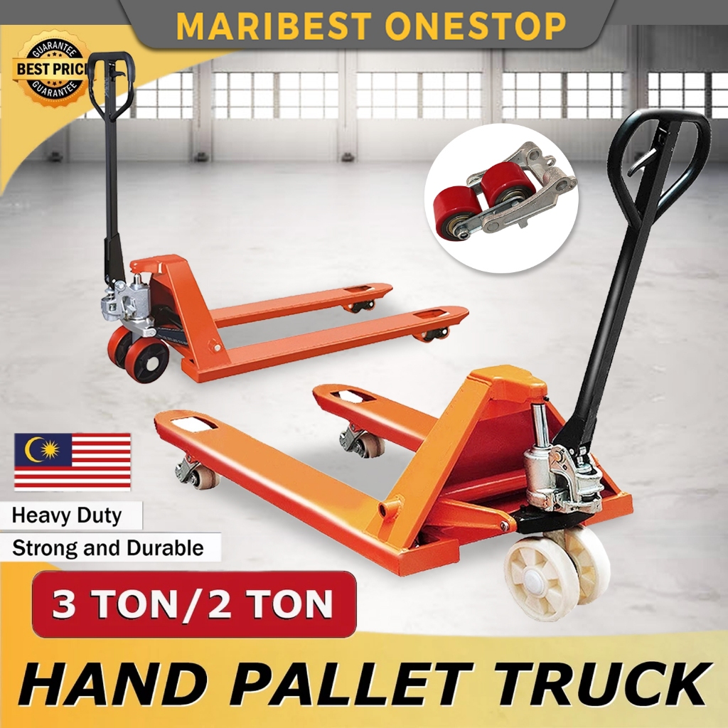 Hand Jack Pallet Truck 3 Ton 2 Ton Heavy Duty Jek Tangan Manual ...