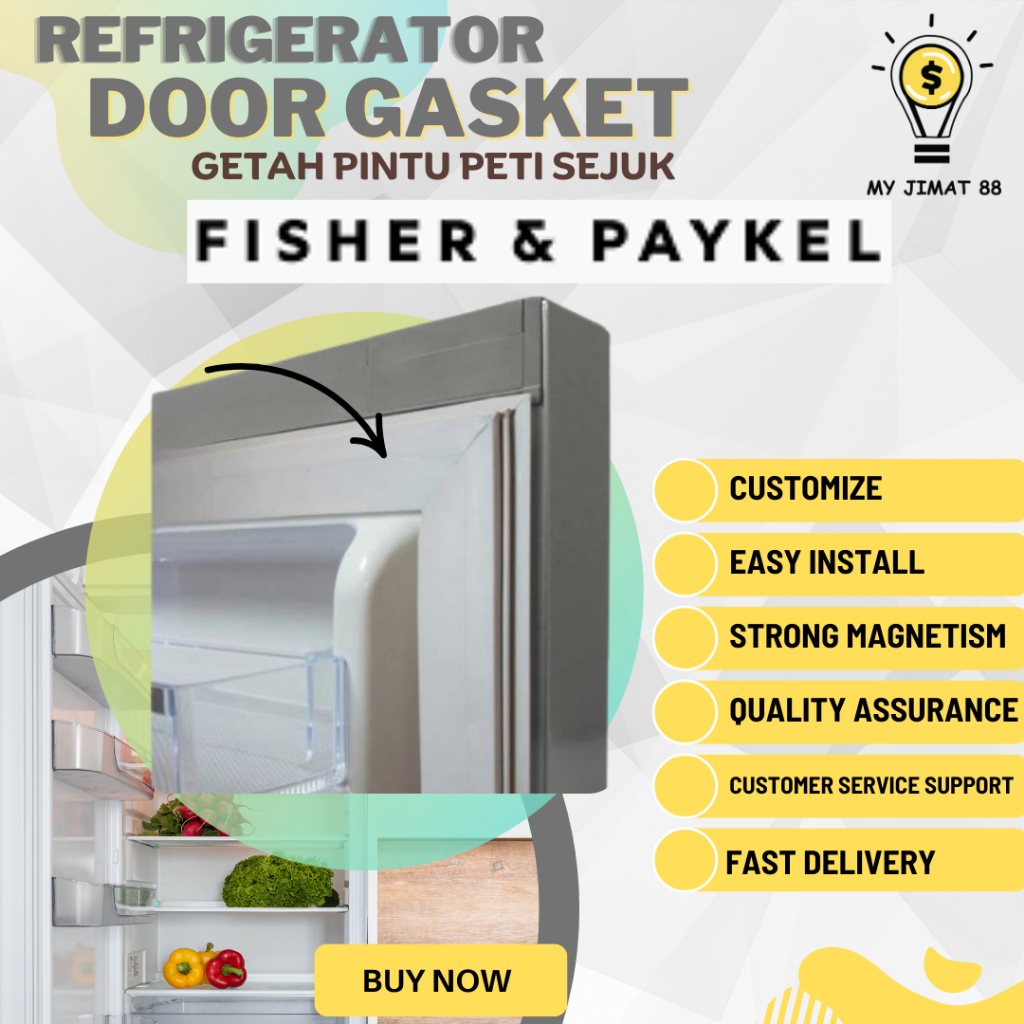 ORIGINAL E442B FISHER & PAYKEL Refrigerator SEAL/ Door Gasket/ Getah ...