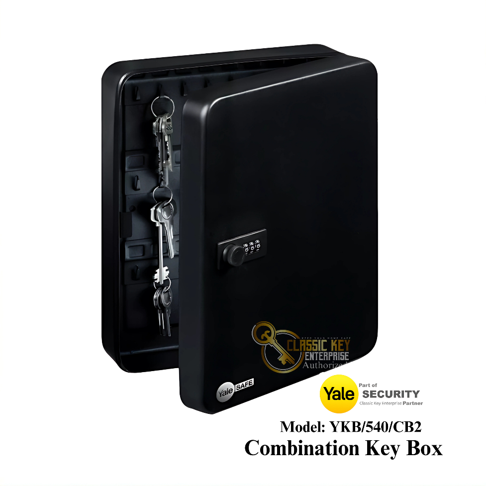 Yale Key Box Combination Lock Model YKB/200/CB2 YKB/540/CB2 Hold up to ...