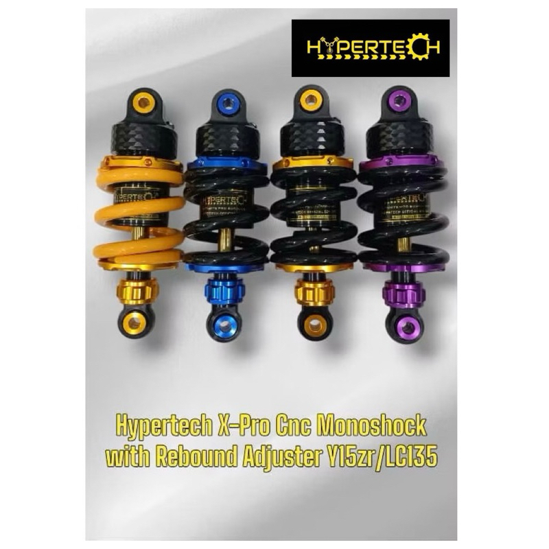 HYPERTECH X-PRO CNC MONOSHOCK WITH REBOUND ADJUSTER HEAVY DUTY MONO Y15 ...