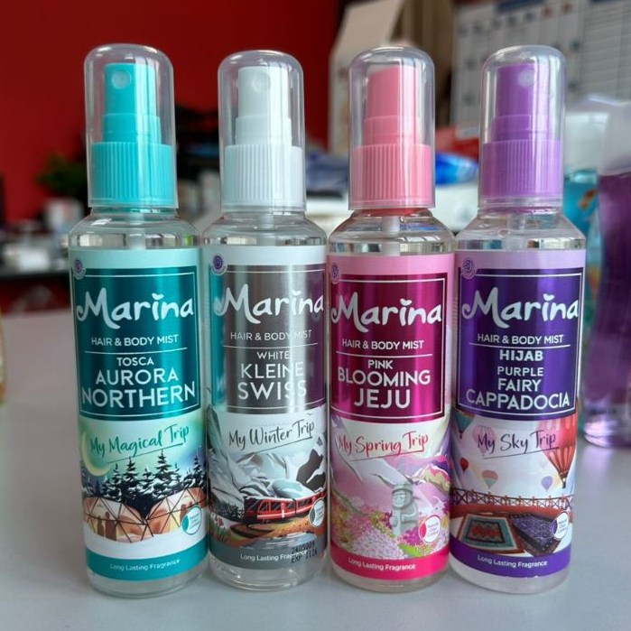 MARINA BODY & HAIR MIST 100ML | Shopee Malaysia