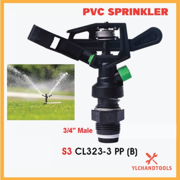 PVC SPRINKLER Long Arm Irrigation Water Sprinkler CL323, Farm & Garden ...
