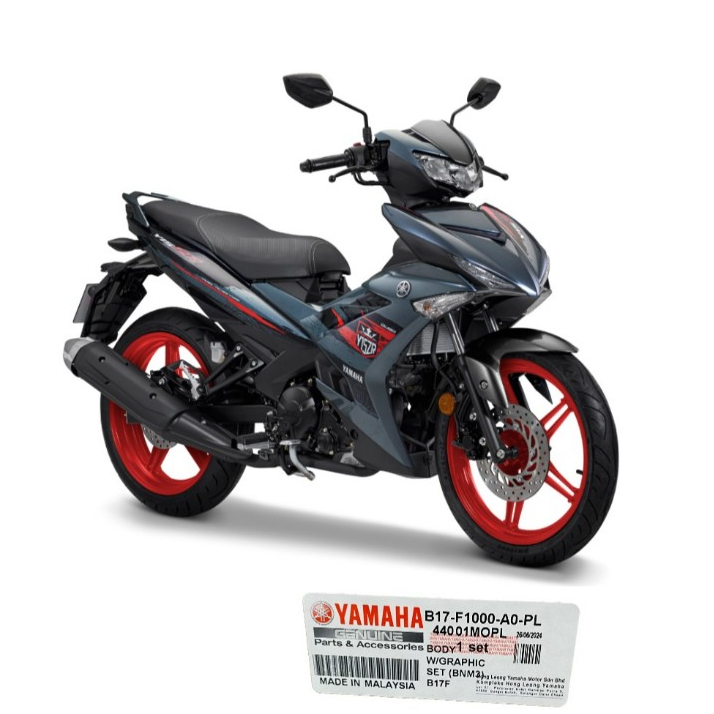 Yamaha Y15 V2 Coverset 2024 BNM3 - B17-F1000-A0-PL (100% Original ...