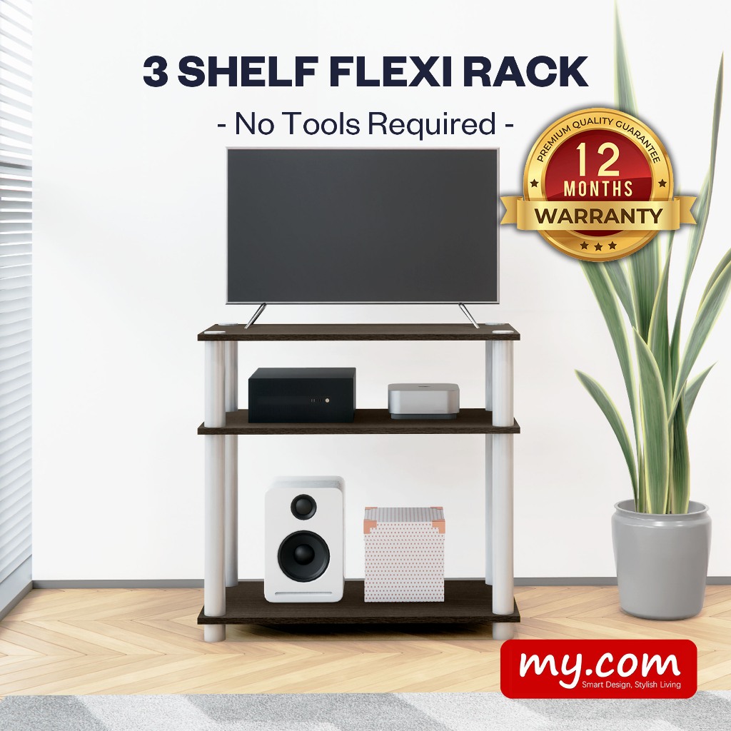 Rak Serbaguna/3 Shelf Flexi Rack my-com/ Multipurpose/Multilayered ...