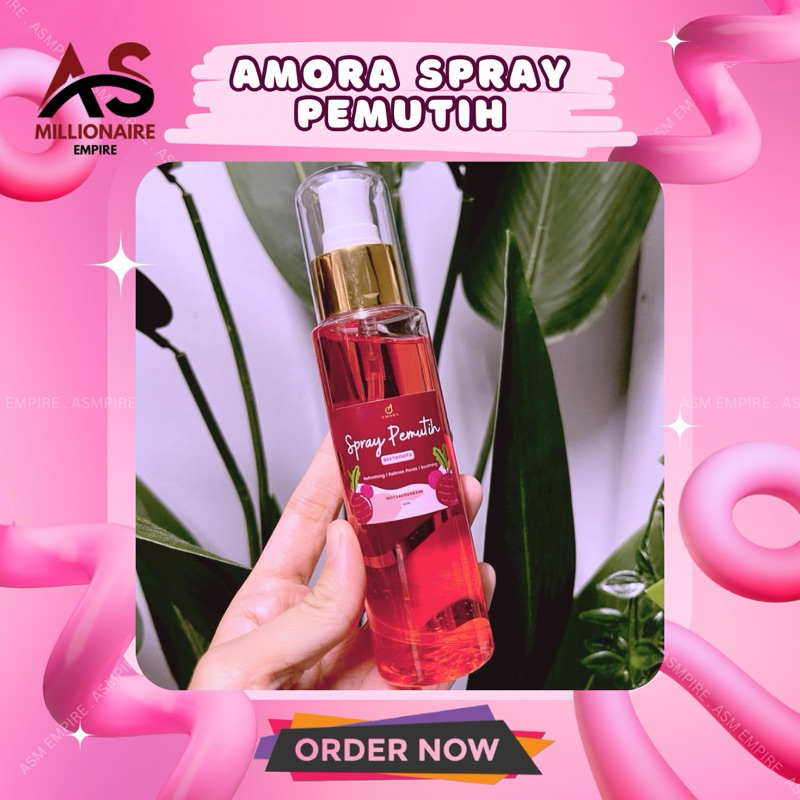 AMORA SPRAY PEMUTIH 🔥🔥🔥 READY STOCK 🔥🔥🔥 | Shopee Malaysia