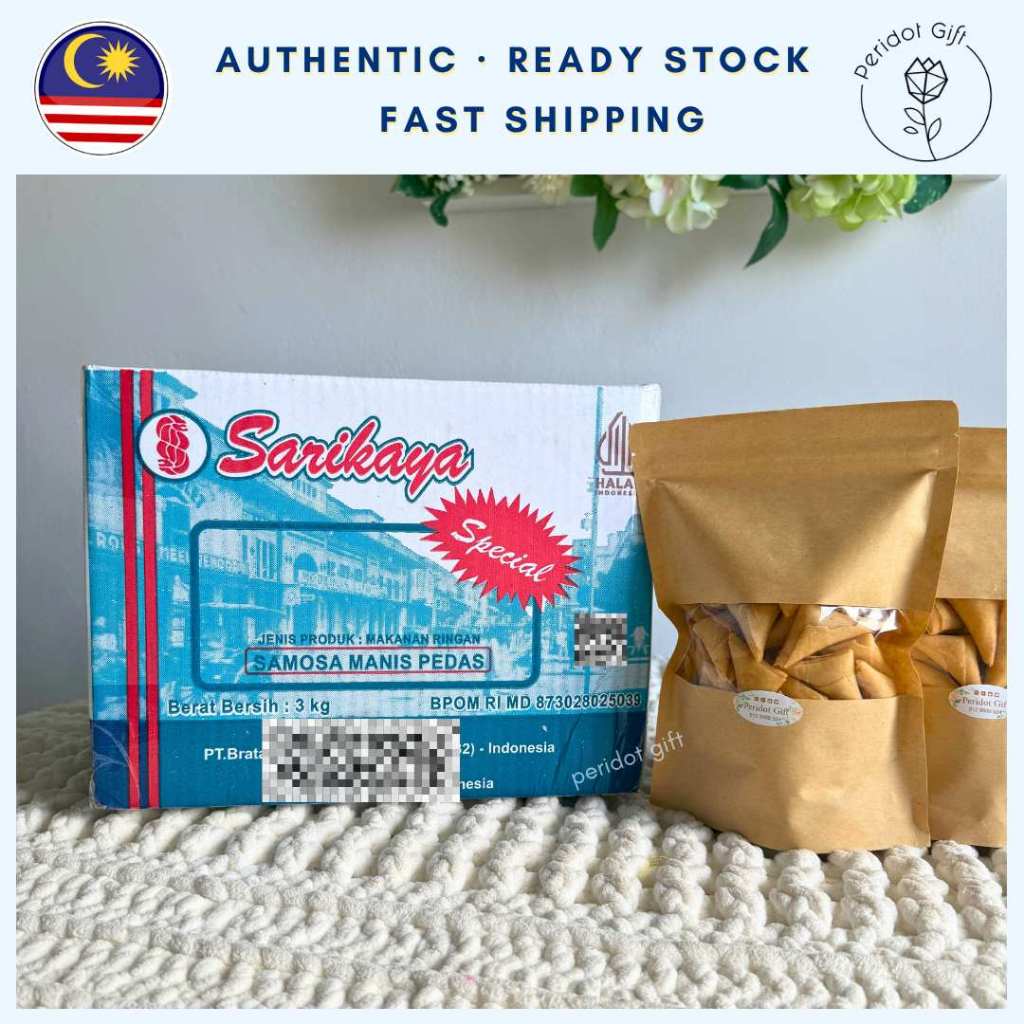 (Borong) Sarikaya Samosa Manis Pedas 3kg Popia Halal Indonesia Snacks ...