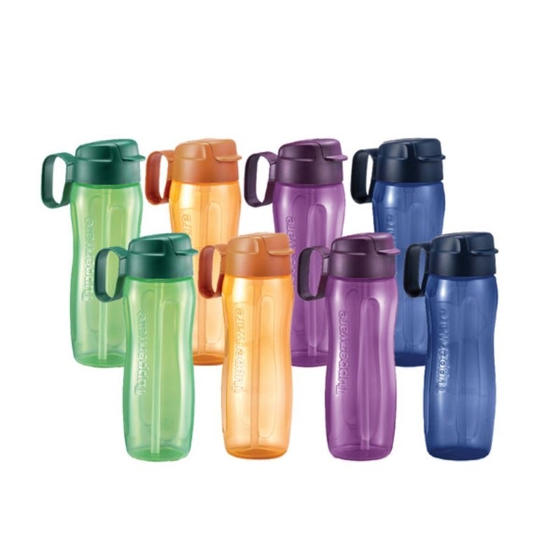 TUPPERWARE ECO SLIM BOTTLE WITH HOLDER AND STRAW (500ML) | Shopee Malaysia