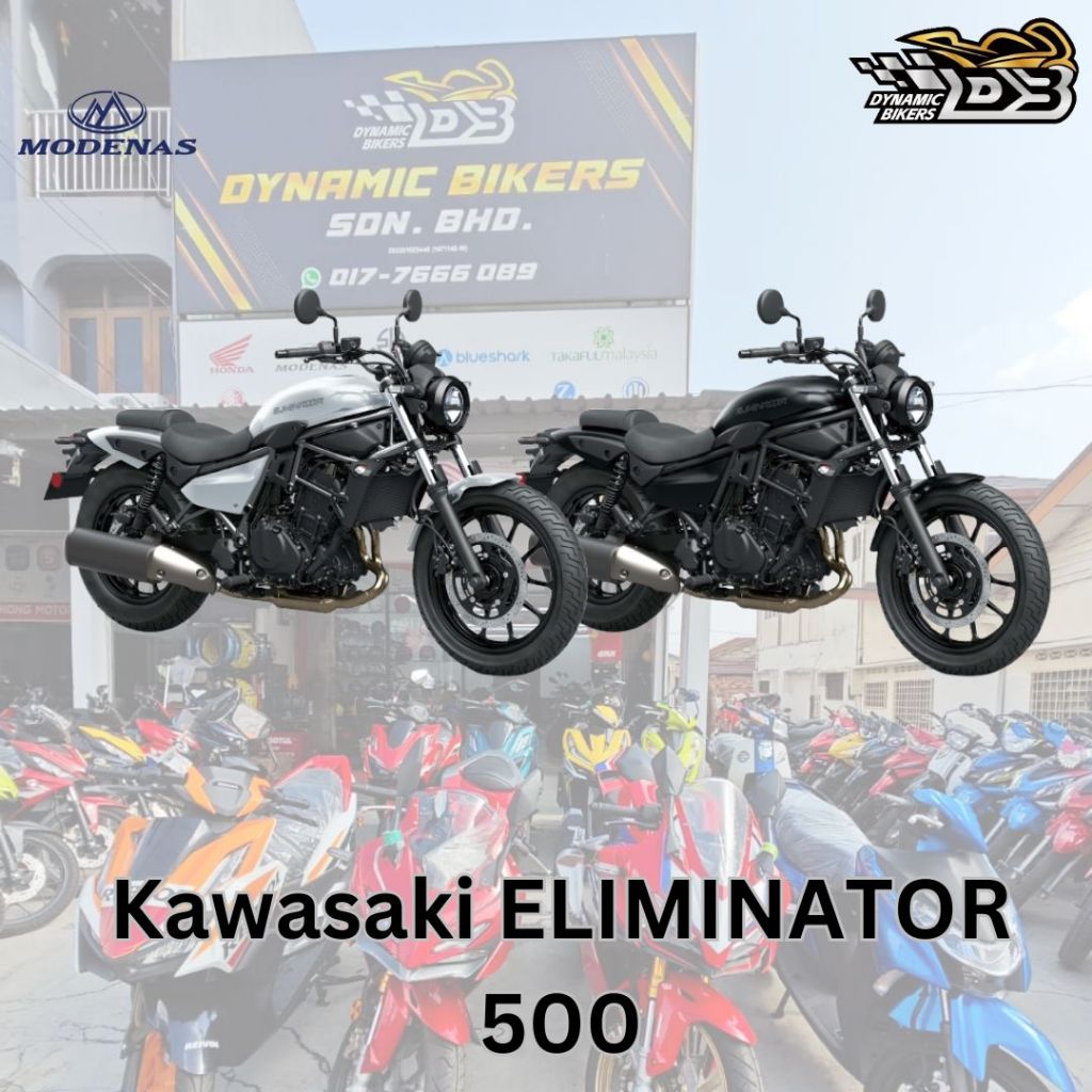 Modenas X Kawasaki ELIMINATOR 500 LATEST CLASSIC MODEL | Shopee Malaysia