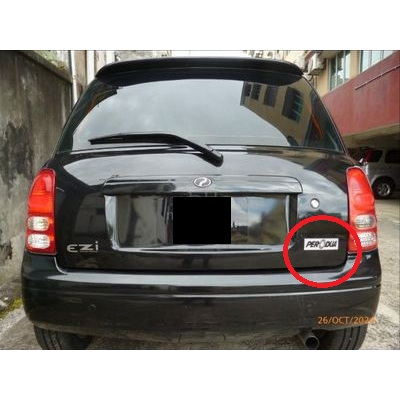 CFS354X Logo Perodua Kelisa Ezi Gxi special edition Logo Stiker Sticker ...