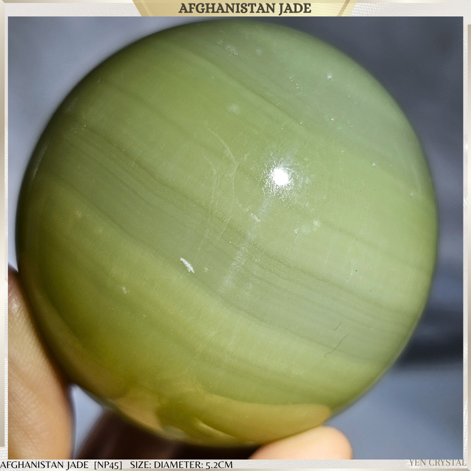 AFGHANISTAN JADE SPHERE [NP45] *PREMIUM GRADE* TAIWAN - Abundance ...