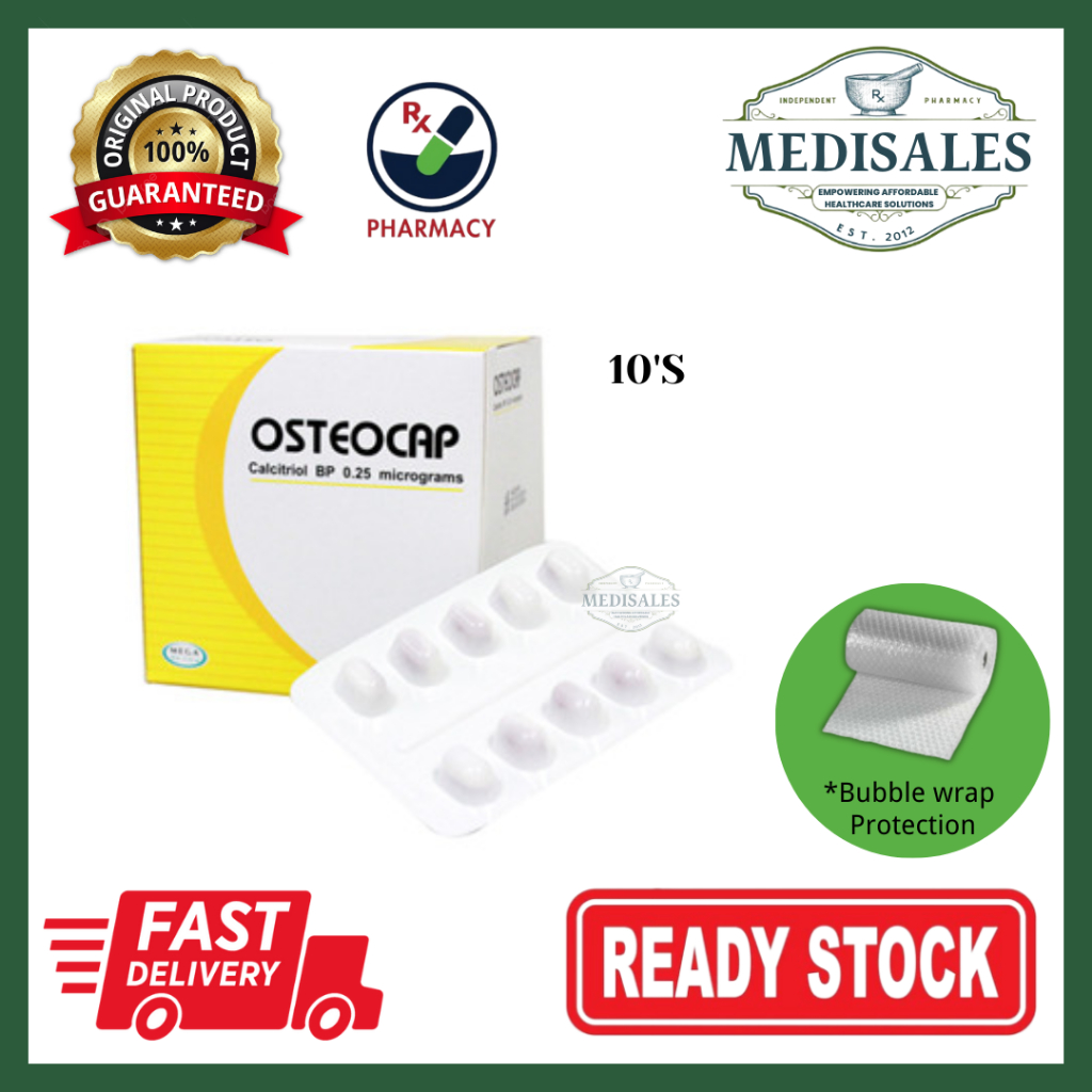 (1 STRIP) OSTEOCAP 0.25MCG CAPS 10'S | Shopee Malaysia
