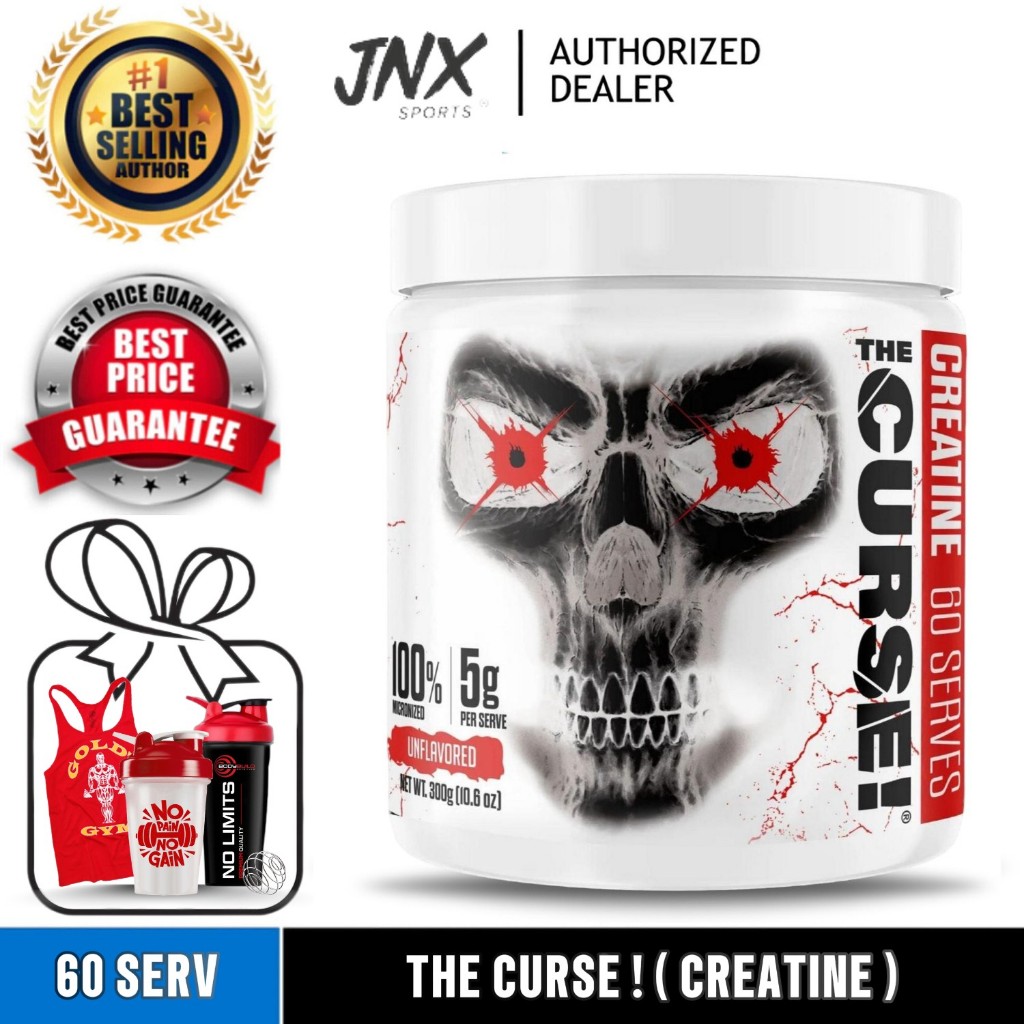 JNX The Curse Creatine Monohydrate 300 g ( 60 Servings ) 100% ...