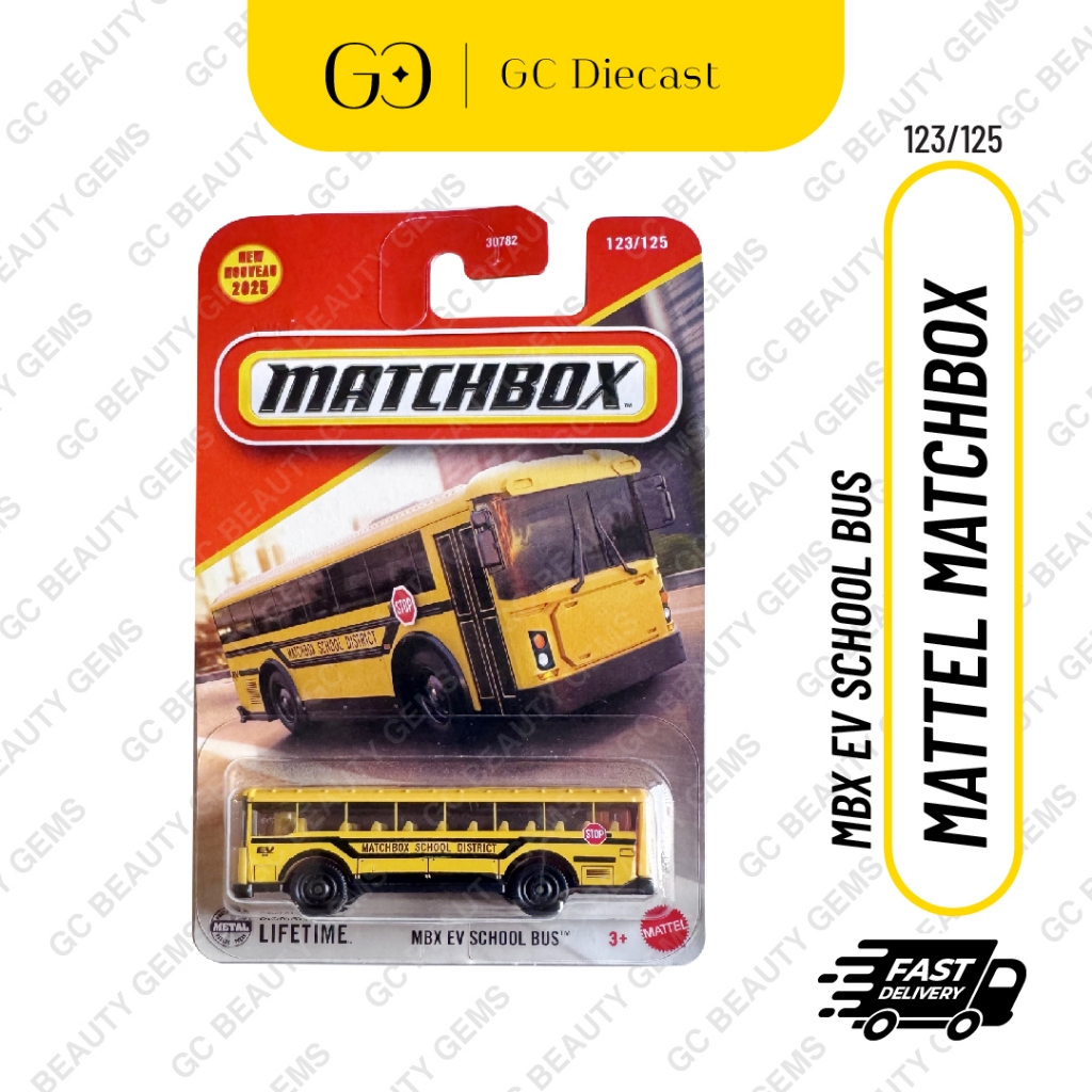 READY STOCK Matchbox MBX EV School Bus | Yellow | Shopee Malaysia