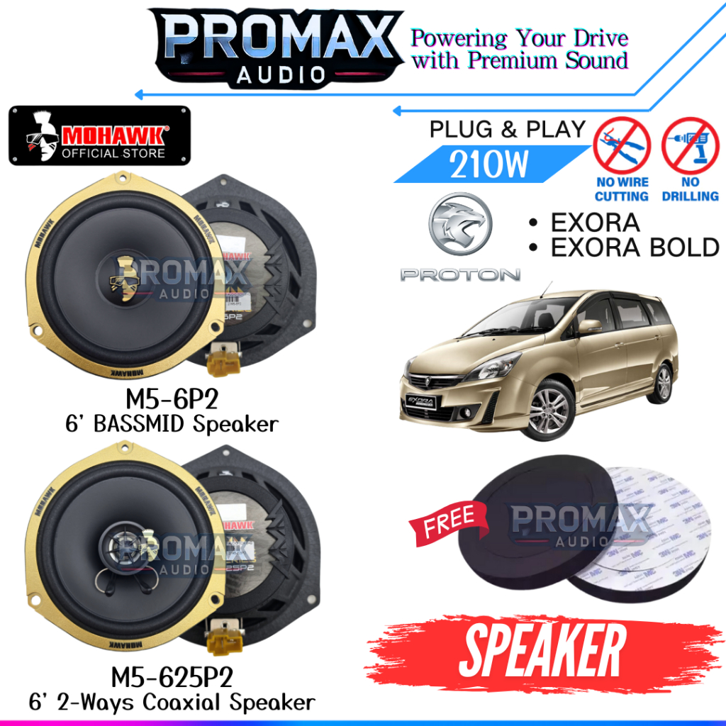 PROTON EXORA / EXORA BOLD | MOHAWK M5 GOLD Series 210W Plug & Play ...