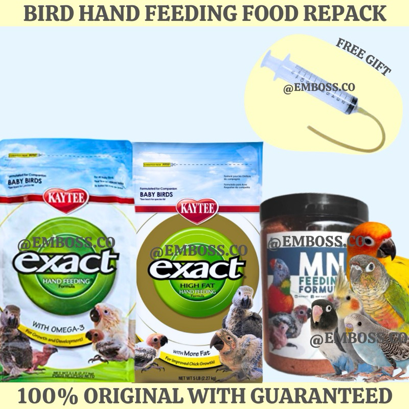 🎁FREE SYRINGE SET🎁 BIRD HAND FEEDING FORMULA REPACK KAYTEE OMEGA KAYTEE ...