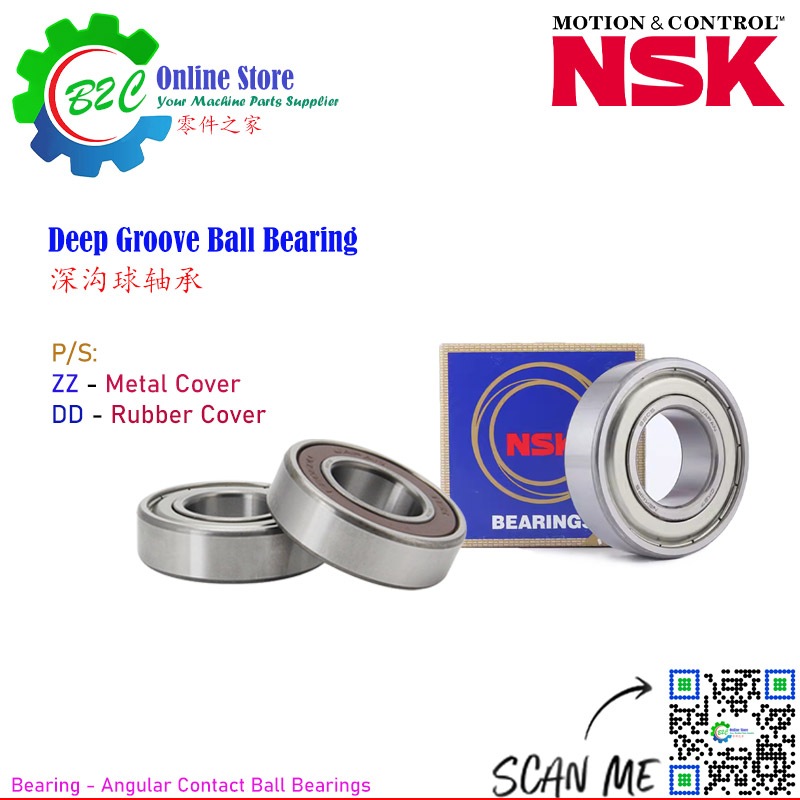 NSK 6308DDU 6309DDU 6308ZZ 6309ZZ 6308DD 6309DD Deep Groove Bearing 深沟球 ...