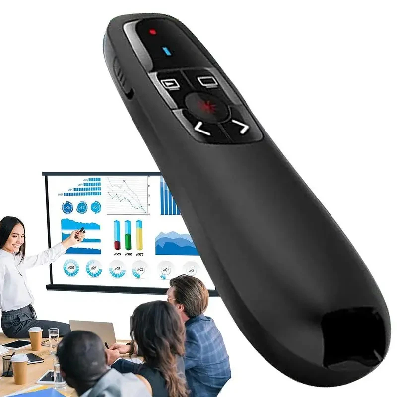 2024 NEW 2.4GHz Wireless Power Point Pen Presentation Clicker USB ...
