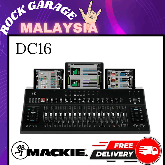 Mackie DC16 Mixing Control Surface Touch-Sensitive Faders For DL32R (DC ...