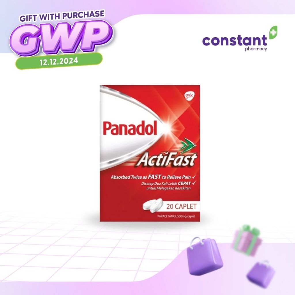 Panadol Actifast Tablets (2 x 10's) | Shopee Malaysia