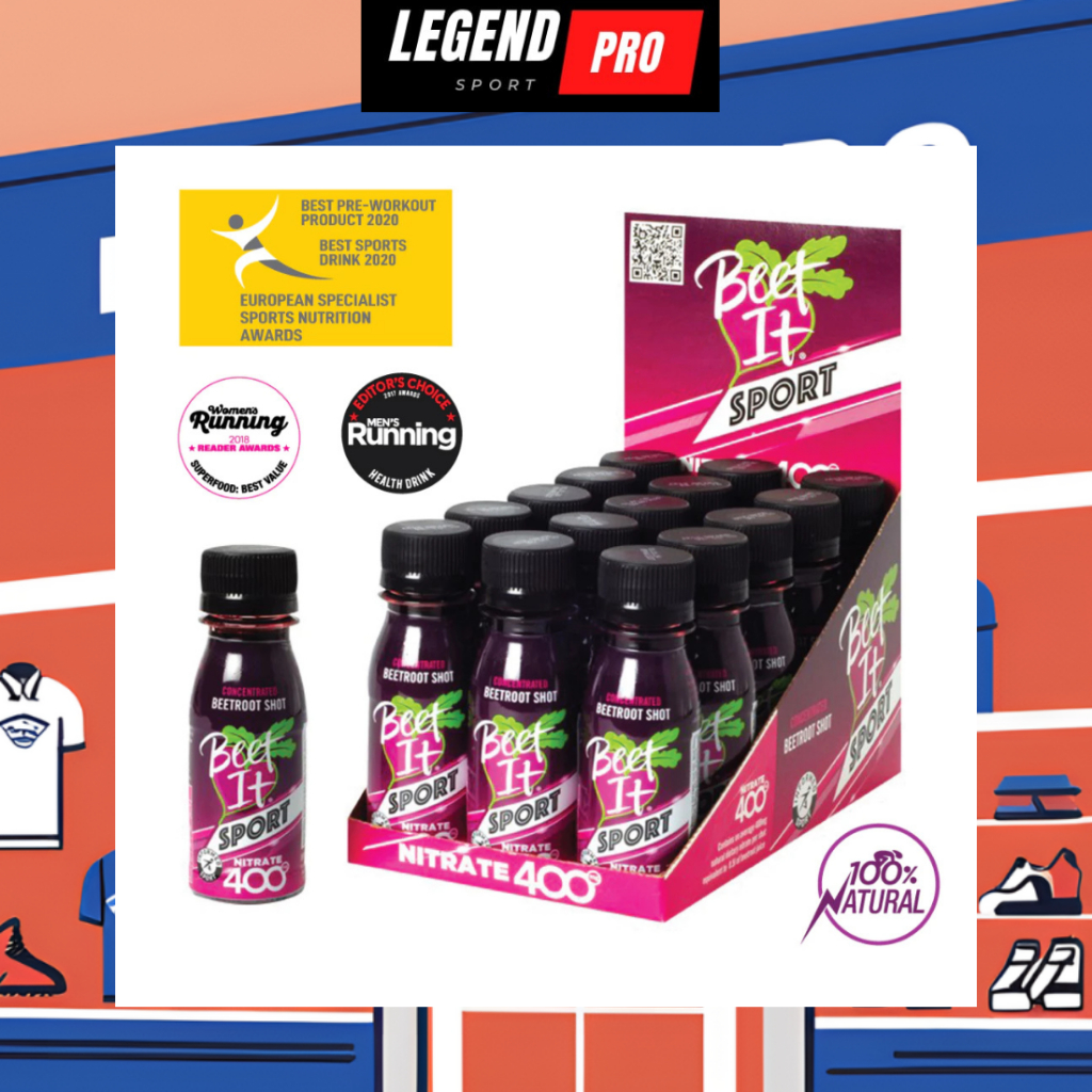 💥OFFER💥(BOX)Beet It Sport Nitrate 400 Concentrated Beetroot Shot, 15 ...