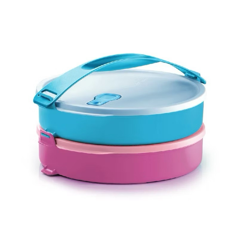 Tupperware Microwave Round Click To Go Set 880ml (2pcs) | Shopee Malaysia