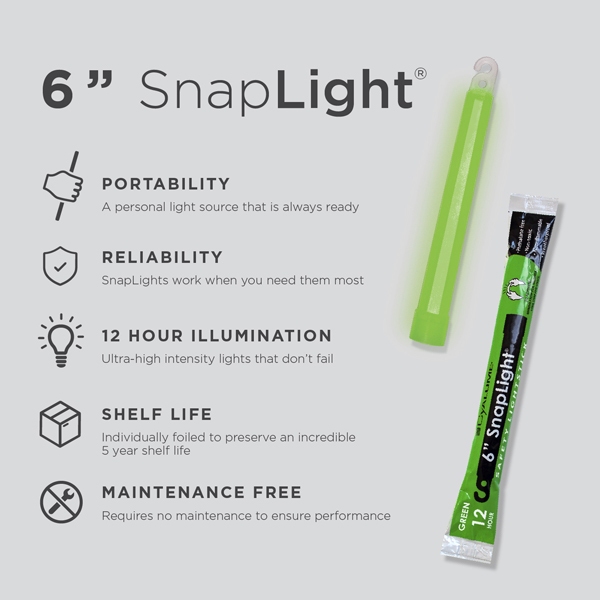 Cyalume 6 SnapLight Chemlight Military Glow Light Sticks Emergency Outdoor Survival EDC USA Shopee Malaysia