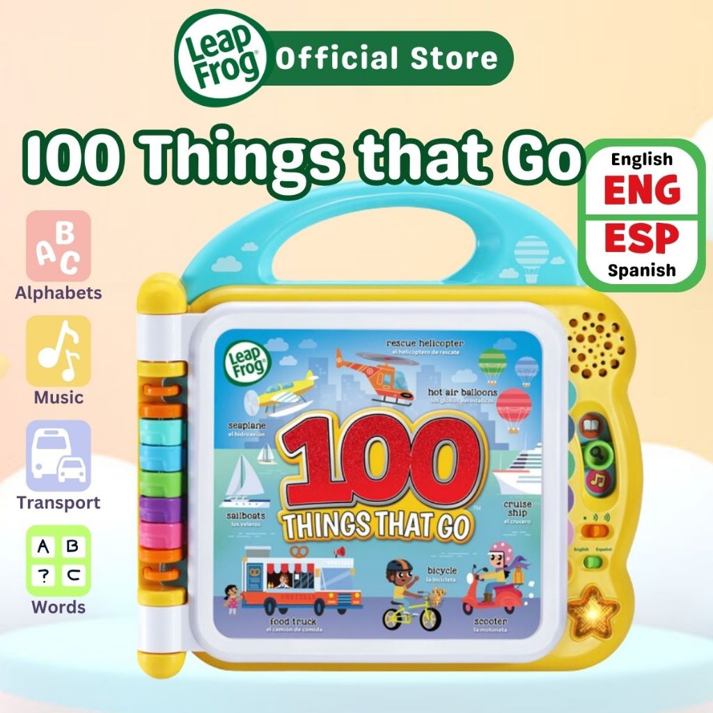 LeapFrog 100 Things That Go - ENG | ESP Bilingual (Eng/Spanish ...