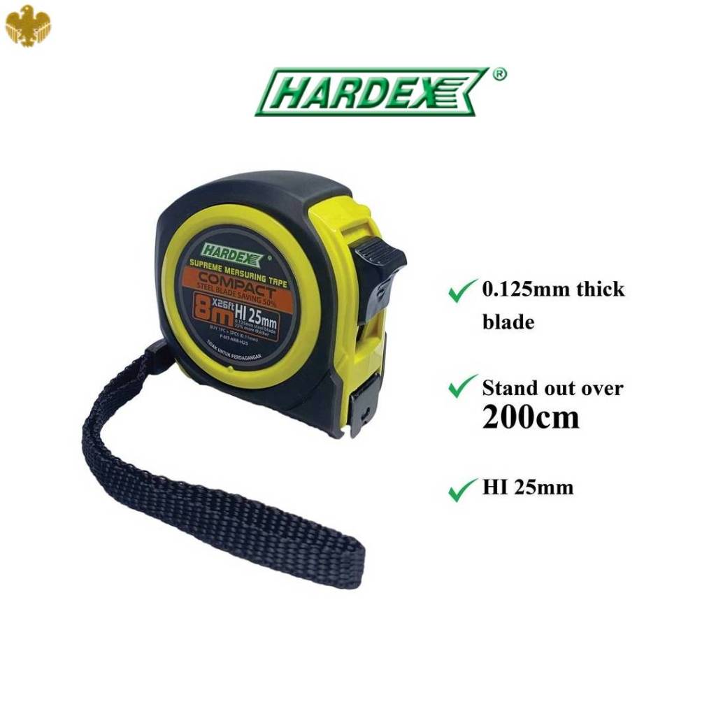 HARDEX 8M/26FT SUPREME MEASURING TAPE | Shopee Malaysia