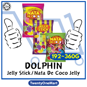[Halal Food] Dolphin Jelly Stick(360ML)/Jelly Nata De Coco(192G)/Yogo ...