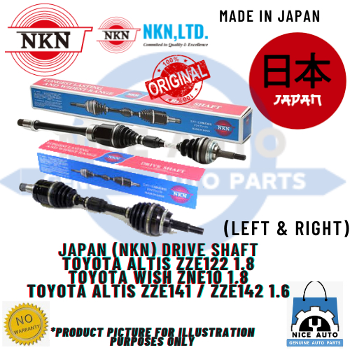 TOYOTA ALTIS ZZE122 WISH ZNE10 /ALTIS ZZE141 ZZE142 (LEFT& RIGHT ...