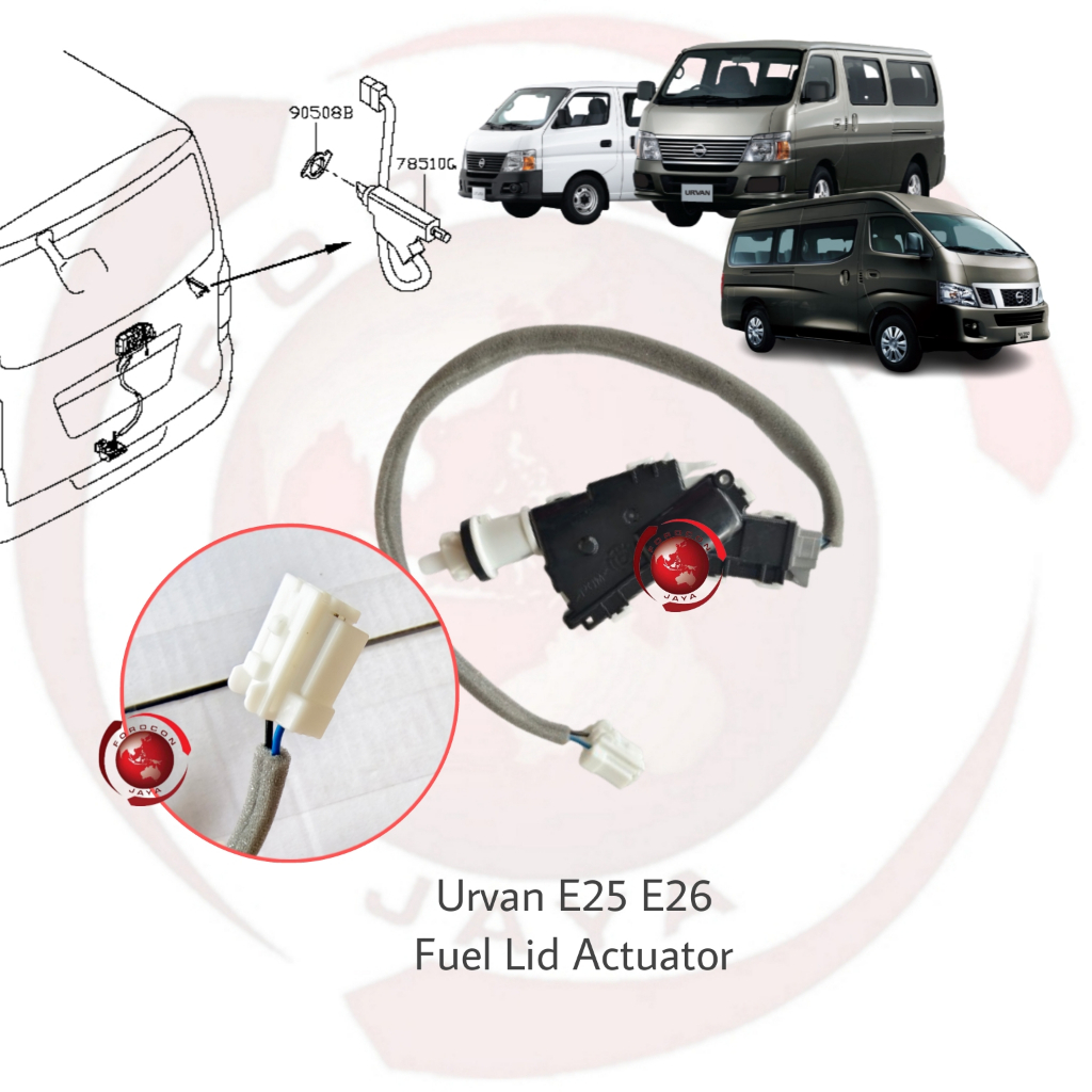 Nissan Urvan Rear Fuel Lid Opener Actuator Urvan E25 E26 78850-5YE0A | Shopee Malaysia