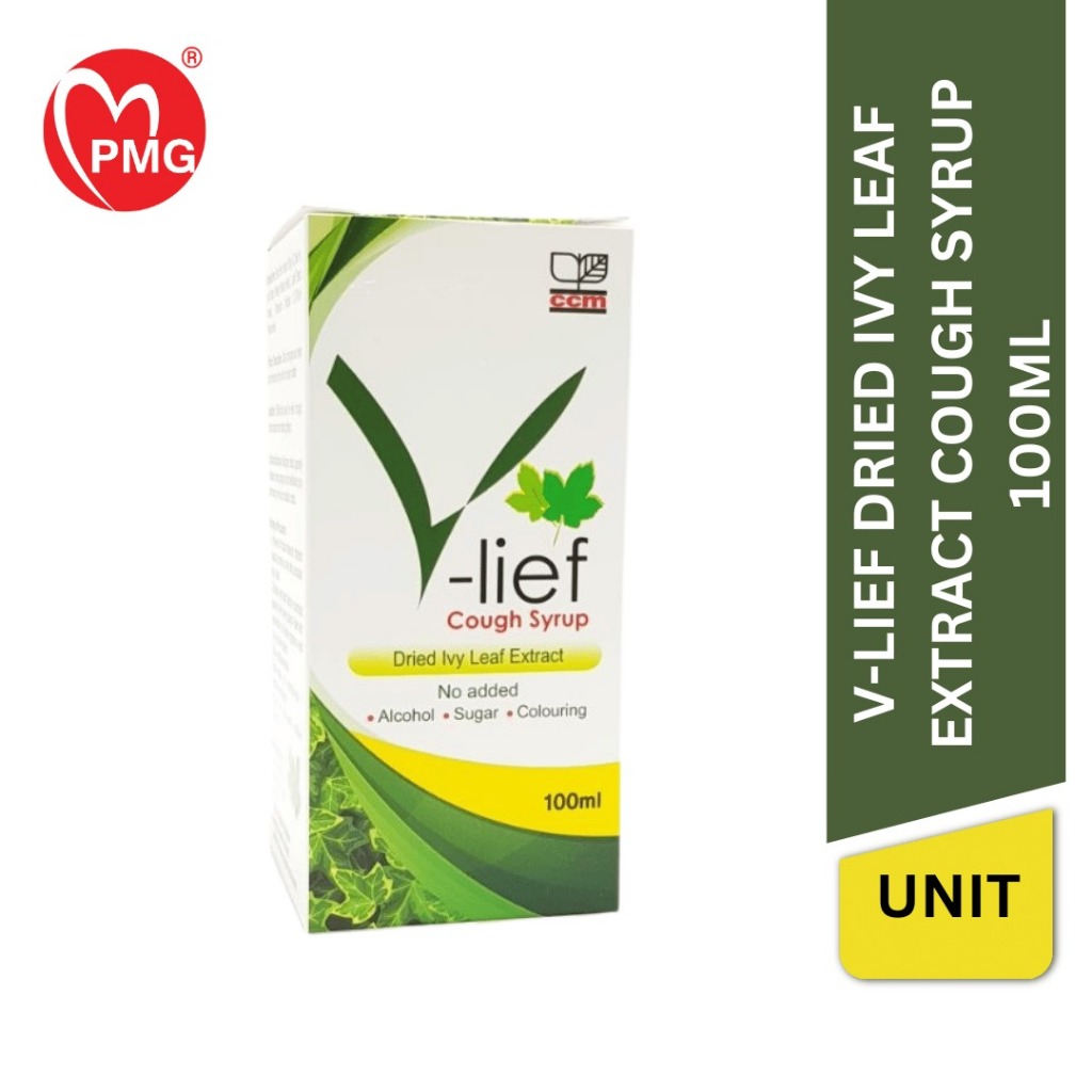 [PMG PHARMACY] V-Lief Dried Ivy Leaf Extract Cough Syrup 100ml | Shopee ...