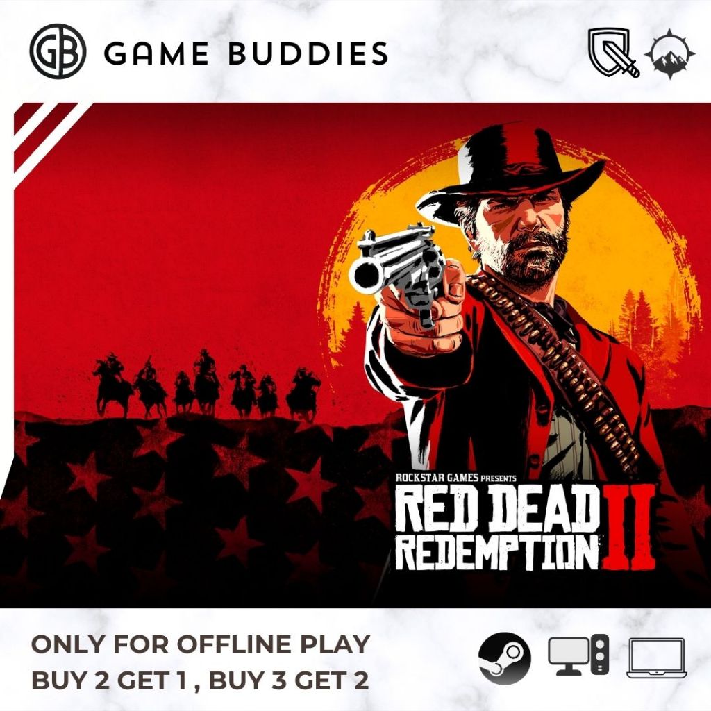 Red Dead Redemption 2 / RDR 2 ( Offline ) Steam PC Original | Shopee ...