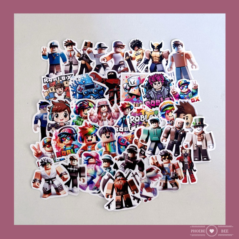Roblox Sticker Set (40pcs/packet) waterproof sticker for Waterbottle ...