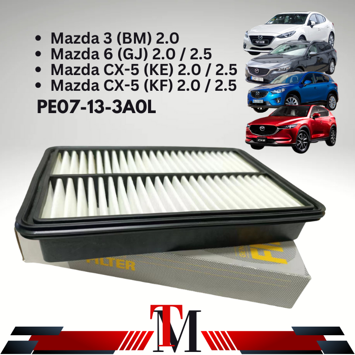 ENGINE AIR FILTER MAZDA 3, MAZDA 6, CX5 CX-5 2.0 2.5 SKYACTIV ( PE07-13 ...